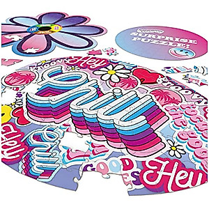 We Wear Cute, 100-Piece Surprise Puzzle in Egg Easter Basket Stuffer with Tik Tok YouTube Stickers, For Kids & Teens Ages 8 and up