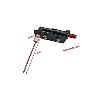 Meter Star Ignitor Assembly for More Brand Go-Anywhere Model,Portable Gas Stove Piezo Igniter Cooking top Parts Camping Accessories Push Buttion Electric Ignition Switch with Bracket