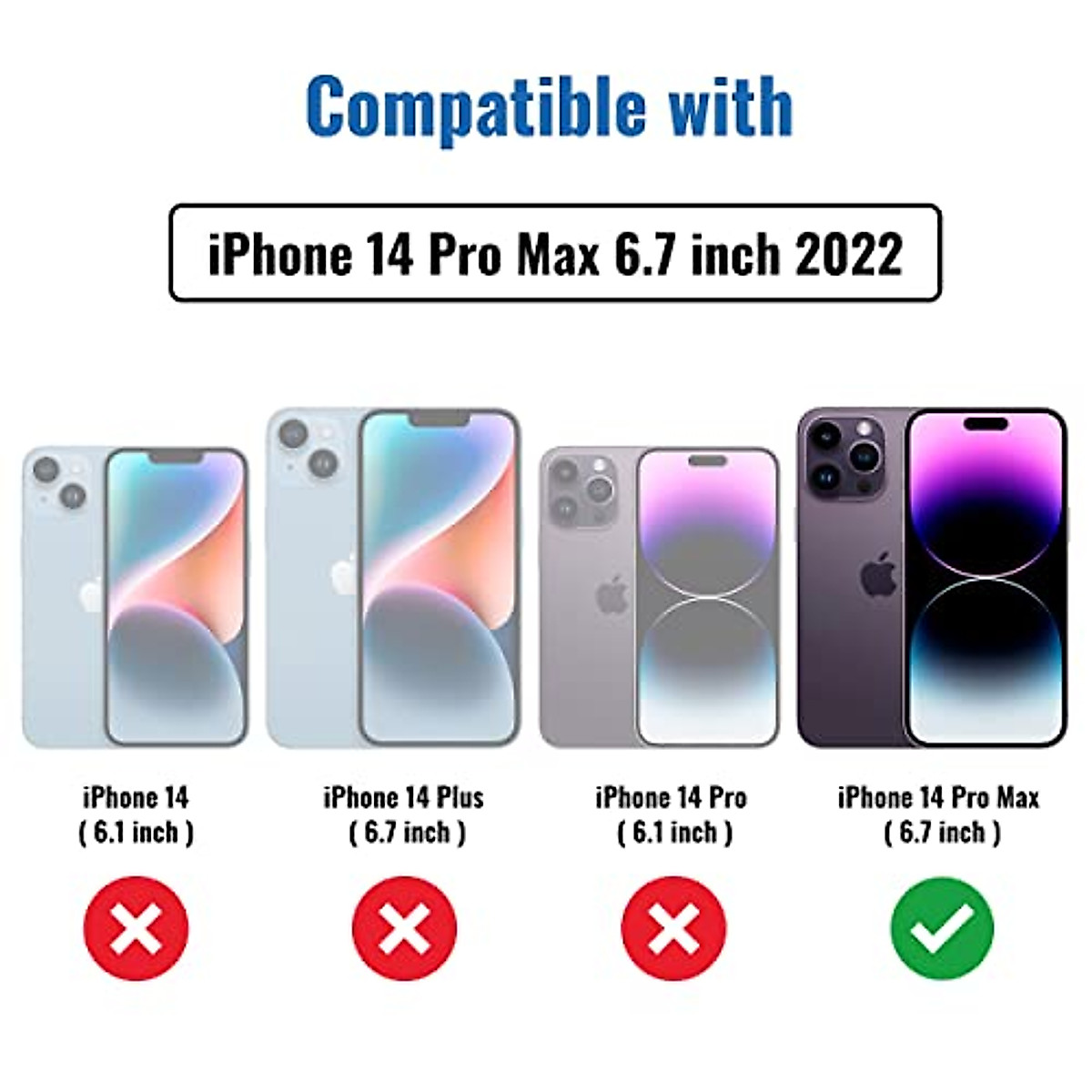 NEEPART 4 Pack Tempered Glass Screen Protector for iPhone 14 Pro Max [6.7 inch], Sensor Protection, Dynamic Island Compatible, 9H Tempered Glass Film, Anti-Scratch, Case Friendly, Easy Installation, Bubble Free, Case Friendly