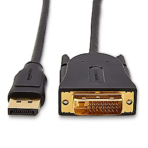 Amazon Basics DisplayPort to DVI Display Cable - 6 Feet, Pack of 1