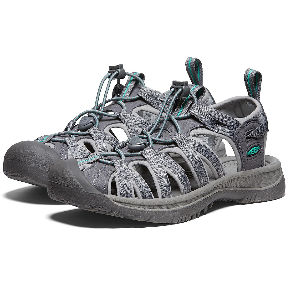 KEEN Women's Whisper Closed Toe Durable Comfortable Easy On Washable Adventure Sandals