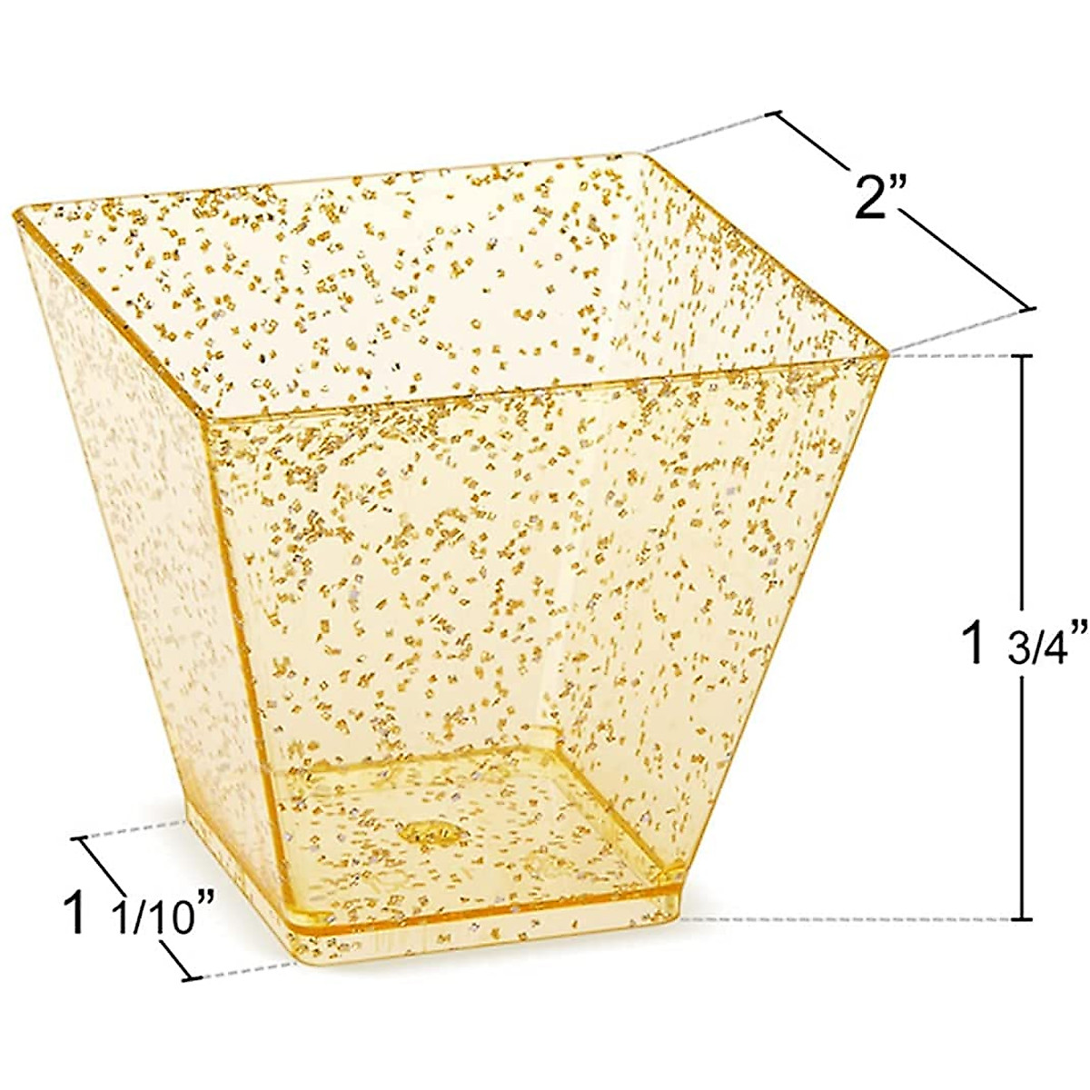 150 Pcs 2 Oz 60ml Small Square Dessert Cups with Spoons 150 Set Plastic Ice Cream Dessert Bowls Disposable Dessert Cake Cups Salad Sundae Dessert Cups Snack Appetizer Cups Serving Bowl Party Favor