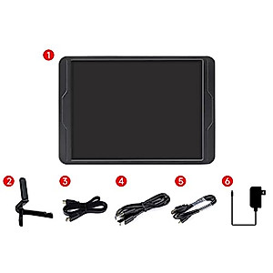 Coolwell 8inch for Raspberry Pi Screen Touchscreen 2K High Resolution Capacitive Display for Raspberry Pi 4B CM4 Jetson Nano 1536×2048 IPS Screen