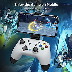 EasySMX Switch Controllers, Wireless Switch Pro Controller for Switch/Switch Lite/Switch OLED/PC/iOS/Android,Switch Remote Gamepad with LED Light/Programmable/Vibration/Turbo/Wakeup/Screenshot