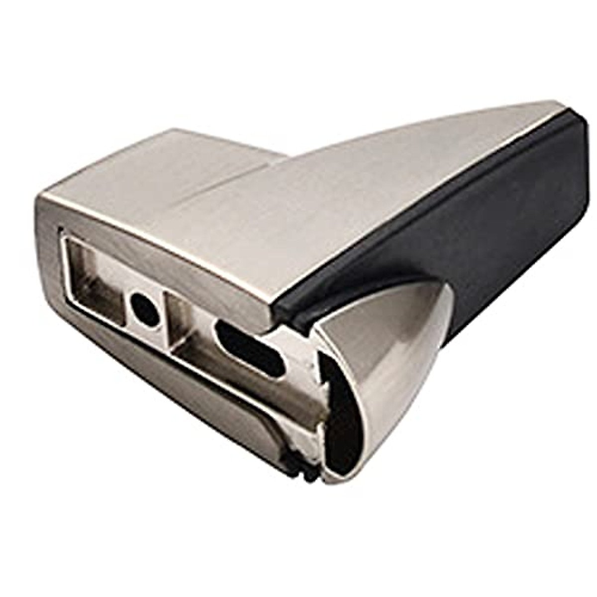 XVL Glass Shelf 20 Inch Bathroom Tempered Glass Rack Brushed Nickel GS3004AM