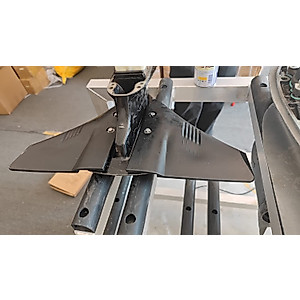HS001 Dorsal-Fin Style Hydrofoil Stabilizer For outboard Motors Drive 5-150hp With Durable UV-Resistant Molded Black Plastic Material wings and SS316 Bolts ;