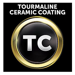 Revlon Tourmaline + Ceramic Curling Iron | Boost Shine, Guards Against Heat Damage (1-1/4 in)