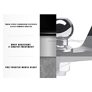 Armordillo 8719541 8-Inch Drop Loaded Ball Mount Universal Fits 2-Inch Receiver Tube Trailer Hitch