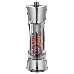 Zassenhaus Aachen Chili Mill, Stainless Steel, Silver, 9 x 12 x 16 cm