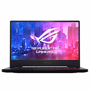 ASUS ROG Zephyrus S Thin and Portable (2019) Gaming Laptop Bundle, 15.6” 240Hz G-SYNC FHD IPS, RTX 2070, i7-9750H, 16GB DDR4, 1TB PCIe Hyper Drive SSD, Windows 10 Pro, GX502GW-XB76