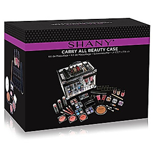 SHANY Carry All Trunk Makeup Set (Eye shadow palette/Blushes/Powder/Nail Polish and more)