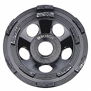 BOSCH DC520 5-Inch Diamond Cup Grinding Wheel for Abrasive Materials