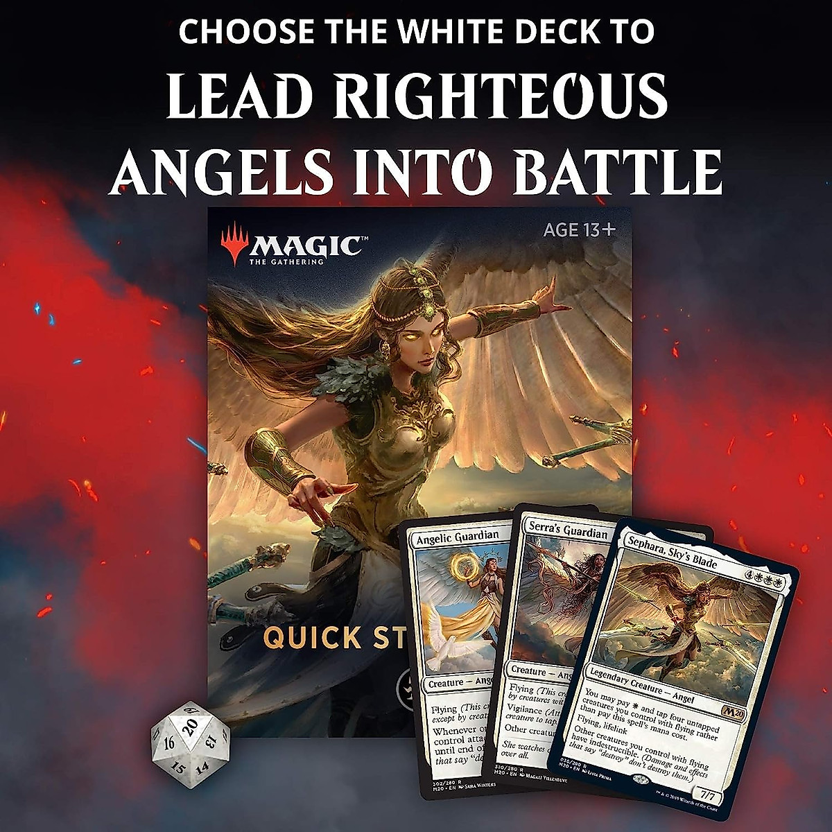 Magic: The Gathering Spellslinger Starter Kit Core Set 2020 (M20) | 2 Starter Decks | 2 Dice | 2 Learn to Play Guides