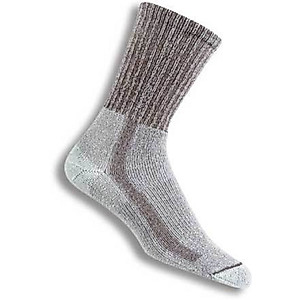 Thorlos Unisex LTH Light Hiking Thick Padded Crew Sock, Walnut, Large