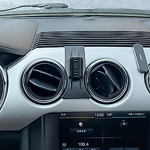 JNGXQ car Phone Holder for Ford Mustang Phone Mount Interior Accessories 2016 2017 2018 2019 2020 2021 2022 2023 Phone Stand Vent