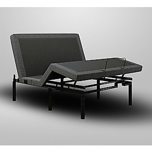 iDealBed G4 Nova Luxury Memory Foam Mattress + 4i Custom Adjustable Bed, Pressure Relief Support, Cooling Temp Regulation, Advanced Silent Operation, Massage (Nova Medium Soft, King)