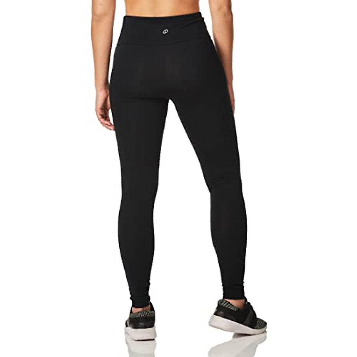 Spalding Women's High-Waisted Cotton Leggings | Comfortable Yoga Pants | Black | 1X