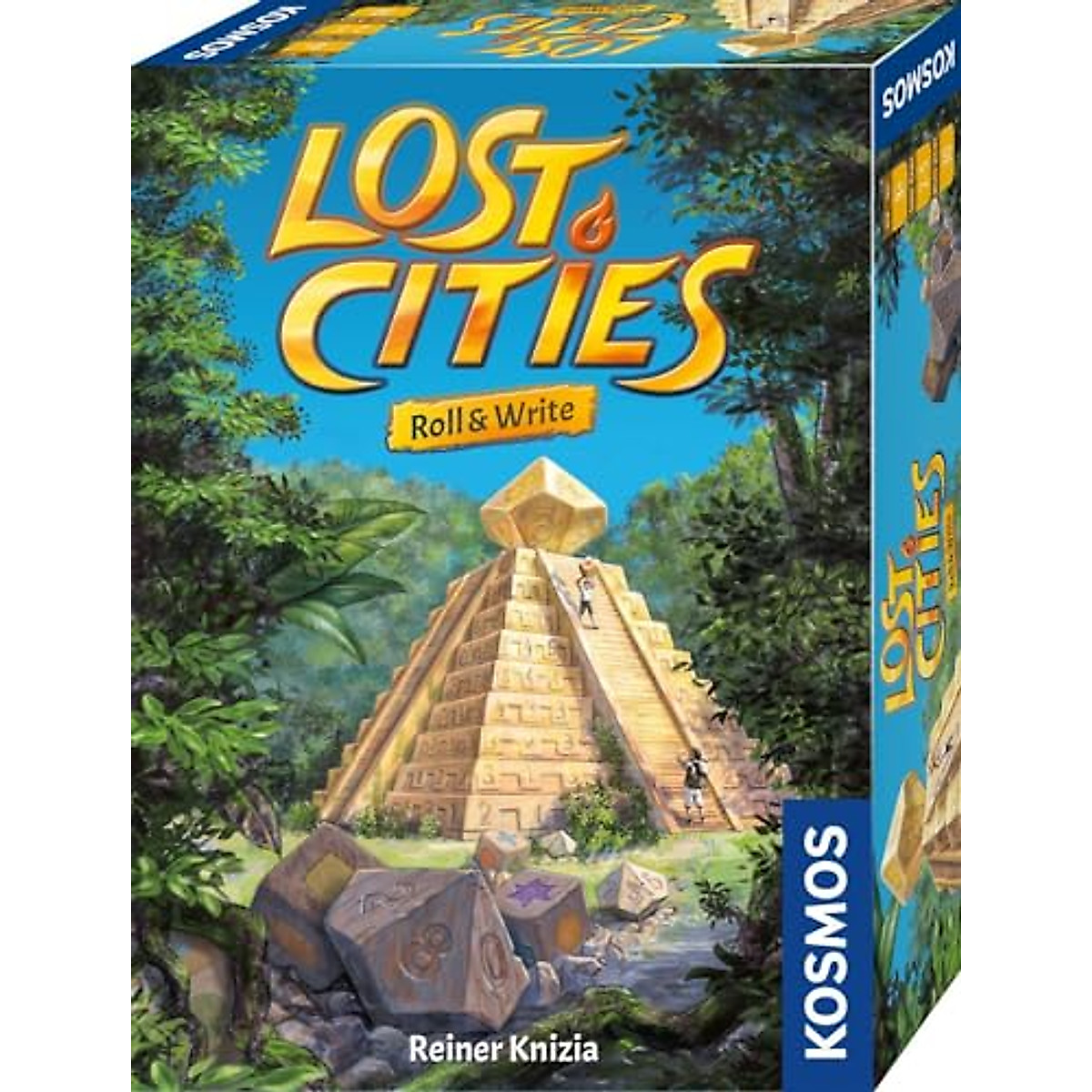 Lost Cities: Roll & Write | A Family Friendly Game from Kosmos Games |by Reiner Knizia | for 2 to 5 Players, Ages 8 and up