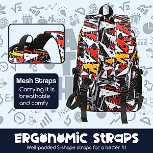 Football Backpack for Boys Kids Bookbags School Bags for Elementary Kindergarten Preschool Children Middle School Teens Cool Book Bags for Child Ages 8-12 School Stuff Mochilas para Niños de 8 Años