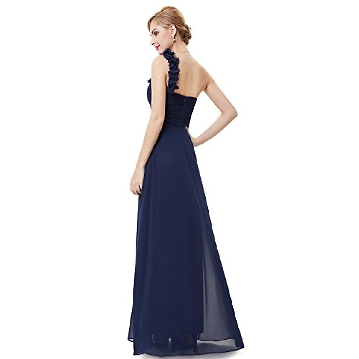 Ever-Pretty Womens Floor Length Sweetheart Neckline Formal Bridesmaids Dress 12 US Navy Blue