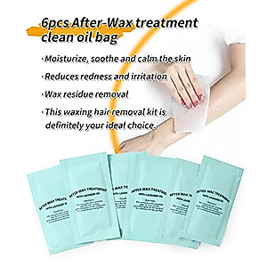 Roll On Wax for Women, Waxing Kit for Sensitive Skin, Rose & Honey Roll On Wax Kit for Larger Areas of the Body, Roller Waxing Kit Hair Removal, at Home Waxing Kit for Women and Men