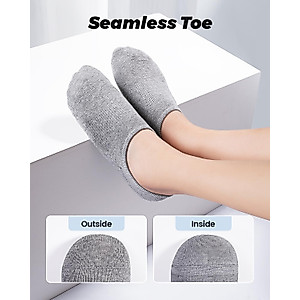 IDEGG No Show Socks Womens and Men Low Cut Anti-slid Athletic Running Novelty Casual Invisible Liner Socks