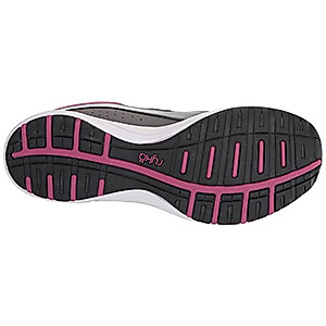 Ryka Women's Dash Pro Walking Shoe Grey/Pink 10 M