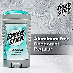 Speed Stick Men's Deodorant, Regular, 3 Ounce, 4 Pack