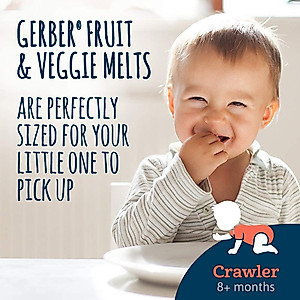 Gerber Graduates Fruit & Veggie Melts - Truly Tropical Blend, 1-Ounce (Pack of 4)