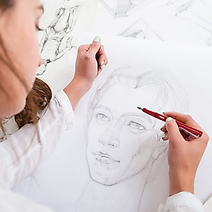 6 Sets Forever Pencils, Infinity Magic Pencils with Eraser, Cute Inkless Everlasting Pencil for Kids Writing, Sketching, Drawing. (6 Pencils + 6 Erasers + 6 Replacement Pencil Tips)