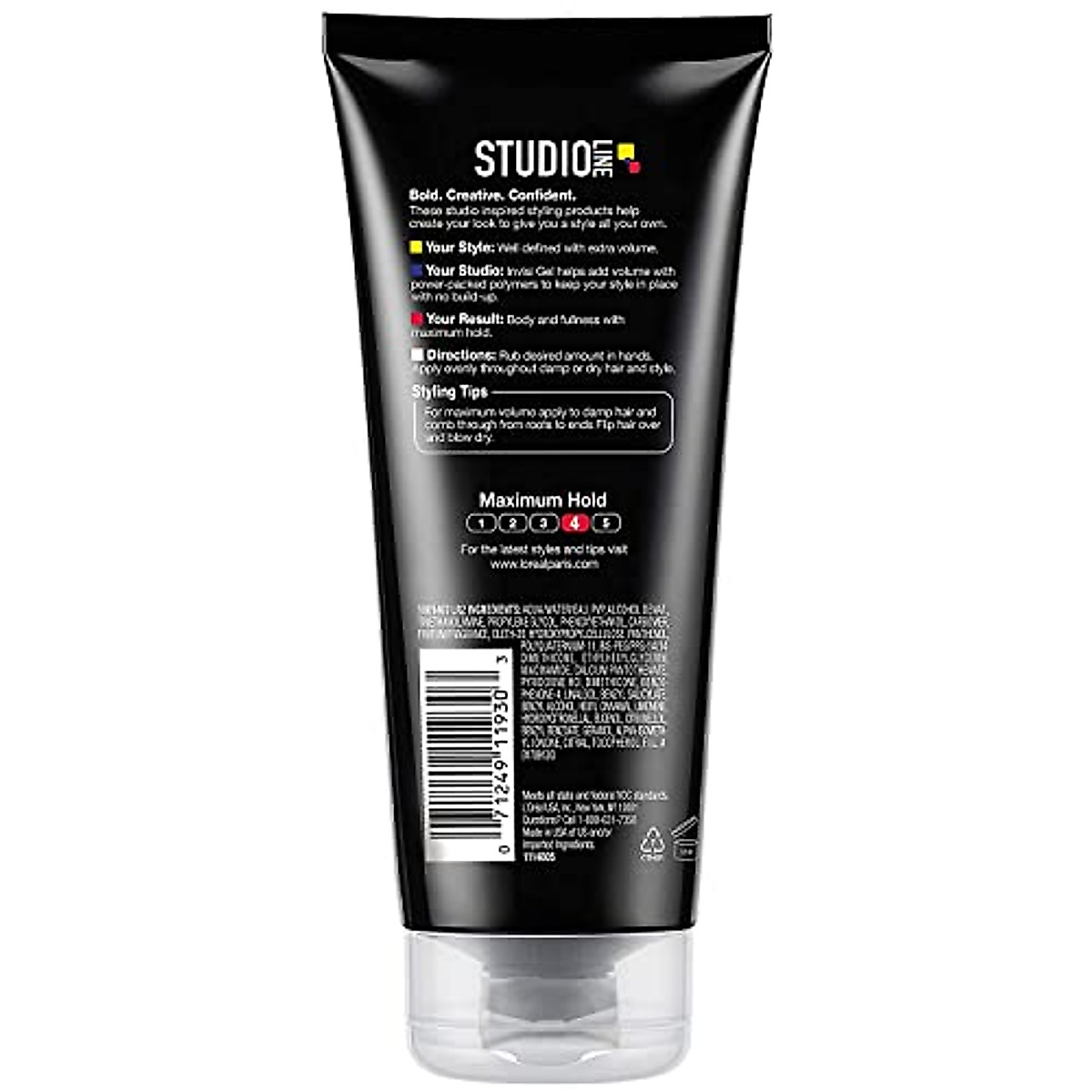 L'Oreal Paris Studio Line INVISI Gel, Strong Hold 6.80 oz ( Packs of 2)