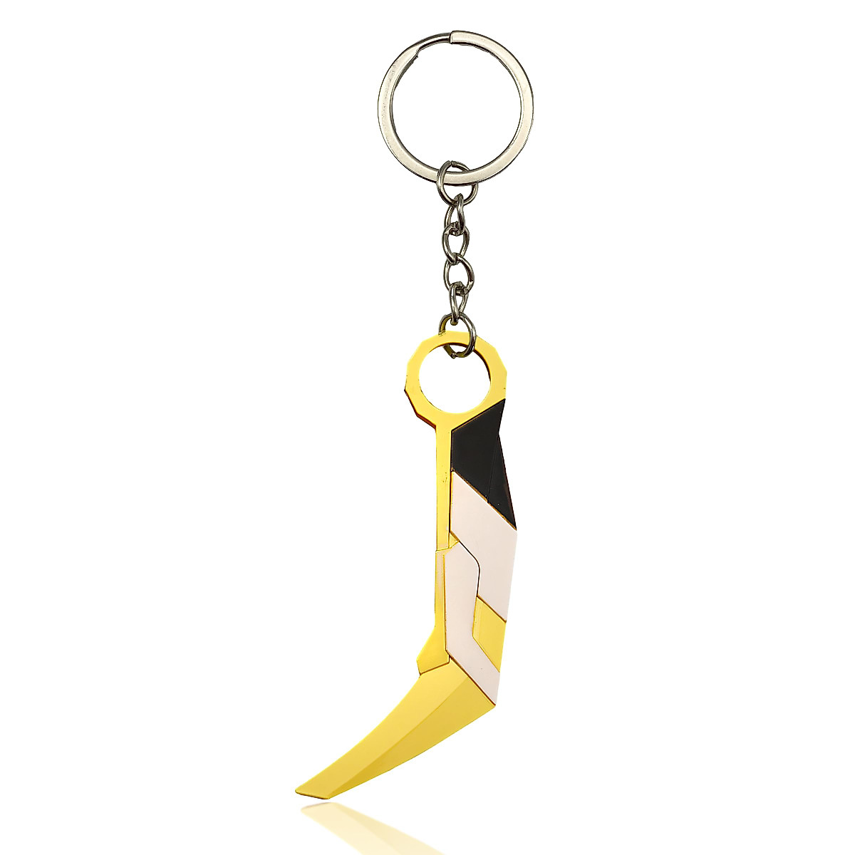 MING XING SHENG Game Valorant Keychain, Prime 2.0 Karambit Knife Keychain, Varlor Keychain gold Claw Knife