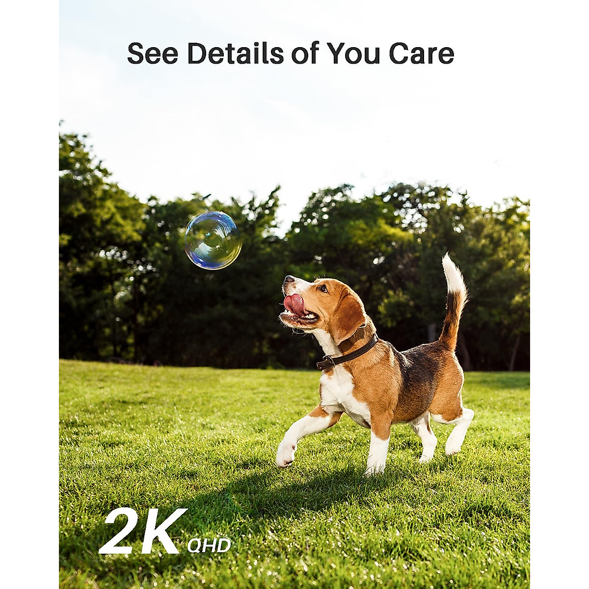 WUUK 2K Security Cameras Wireless Outdoor System, 2-Cams Kit, Homebase Support Up to 8 Cams, Home Cam with 240 Days Battery Life, AI Humanoid Alert, Compatible with Alexa/Google, IFTTT, No Monthly Fee