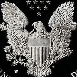 2018 1 oz Proof Silver American Eagle with United States Mint Box and a Certificate of Authenticity by CoinFolio $1