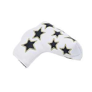 HISTAR Golf Magnetic Headcover Star Blade Putter Cover for PING Scotty Camenon (White)