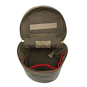 TSD Brand Pine Hill Canvas Bucket Bag (Olive)