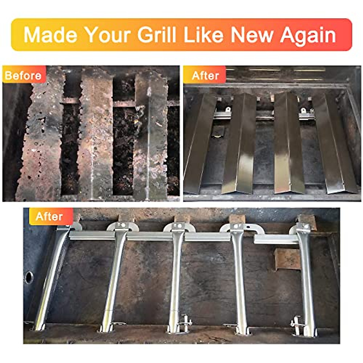 Adviace Grill Replacement Parts for Brinkmann 810-2511-S 810-2512-S, Repair Kit for 810-2511-S 810-2512-S Brinkman Grill Parts