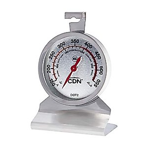 CDN DOT2 09502000954 ProAccurate Oven Thermometer, 1 EA, Silver
