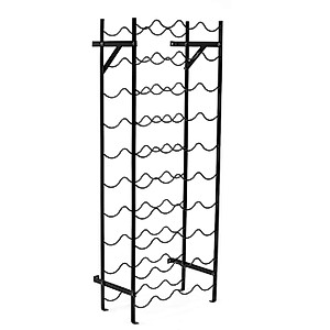 Sorbus Wine Rack Freestanding Floor - Wine Bottle Holder Holds 40 Bottles of Wine - 40 Bottle Capacity Wine Storage for Any Bar, Wine Cellar, Kitchen, Dining Room