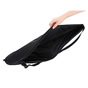 Badminton Racket Bag Lightweight Waterproof Racket Cover Bag Multi-use Racket Shoulder Bag Portable Squash Racket Cover with Zipper Closure&Adjustable Strap for Men Women Outdoor Indoor Sports