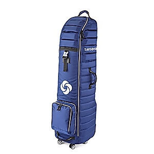 Samsonite Spinner Wheeling Golf Travel Cover, Blue, 51”H x 17”W x 14”D