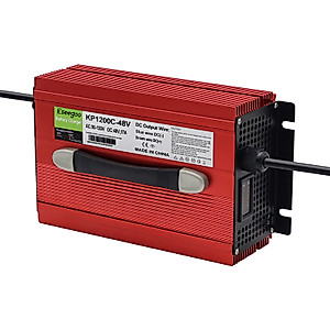 Eseegoo 48 Volt 17 AMP Golf Carts Battery Charger Compatible with EZGO RXV & TXT Battery Charger for 48 Volt Golf Carts with RXV Plug/ 3 Pin Triangle Style Plug