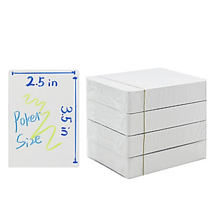 Yuanhe Blank Playing Cards to Write on Poker Size 216PCS Printable Flash Cards for DIY Games