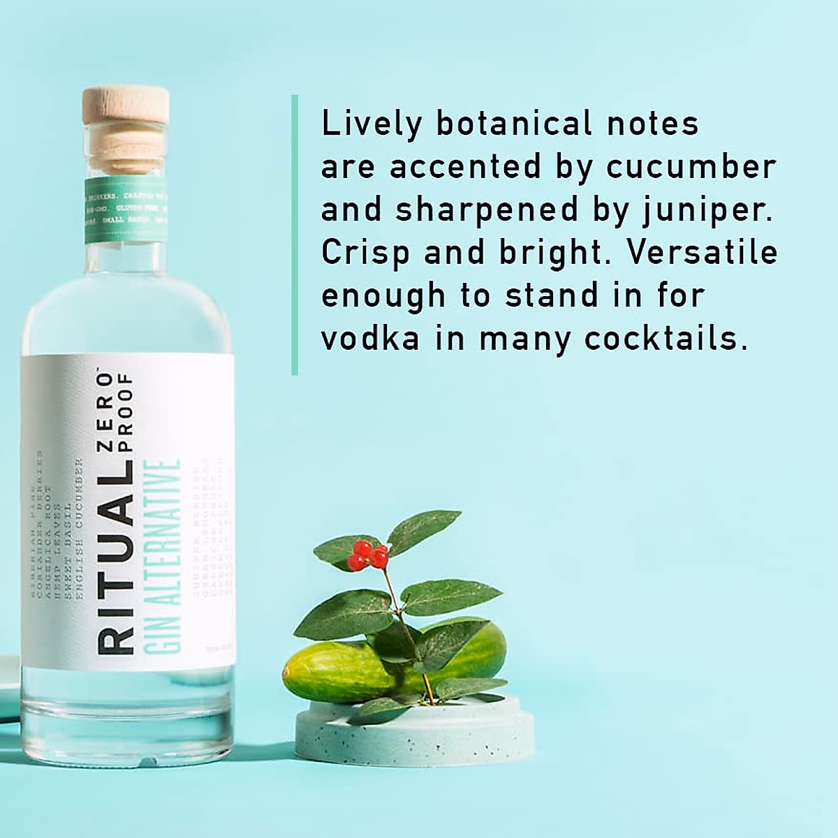 RITUAL ZERO PROOF Gin & Rum Alternatives | Award-Winning Non-Alcoholic Spirits | 25.4 Fl Oz (750ml) Each | Low & No Calories | Keto, Paleo & Low Carb Diet Friendly | Alcohol Free Cocktails