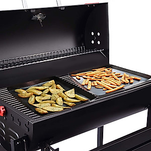 Firsmat Solid Cooking Basket, BBQ Basket,Non Stick PTFE Toaster Baking Tray For Speed Ovens,Quick oven Basket Tray for Chips Chicken Wings Bread Heating