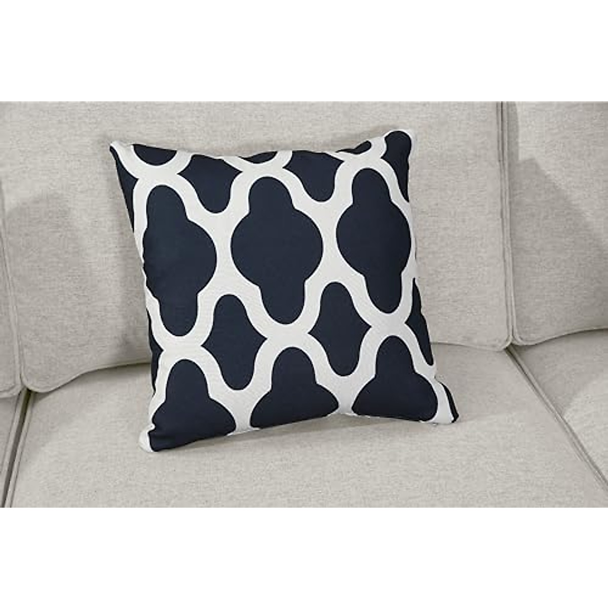 Legend Vansen 137'' Reversible Flexible Combination Modular Sofa Couche with Ottoman Sectional, Cream