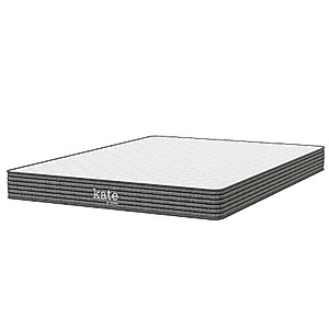 Modway Kate 6” Full Innerspring Mattress - Firm 6 Inch Full Innerspring Mattress- 10-Year Warranty