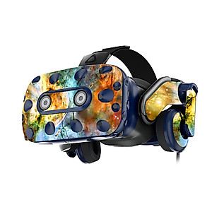 MightySkins Skin Compatible with HTC Vive Pro VR Headset - Space Cloud | Protective, Durable, and Unique Vinyl Decal wrap Cover | Easy to Apply, Remove, and Change Styles | Made in The USA