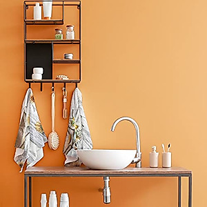 Vantaso Bath Hand Towels Set of 2 Cute Cow Sunflowers Vintage Soft and Absorbent Washcloths Kitchen Hand Towel for Bathroom Hotel Gym Spa