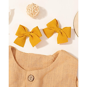 Jollybows 20pcs Baby Hair Clips Girls Bows 2" Mini Alligator Clip Toddler Pigtail Bow Fine Hair Clip